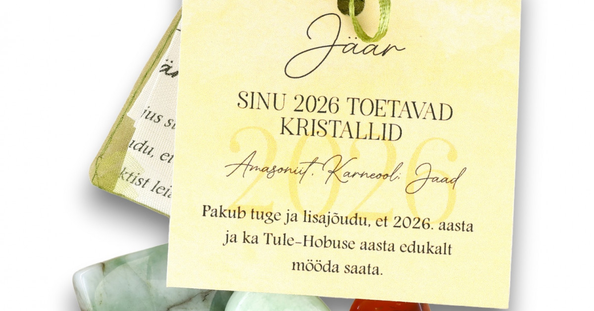 LA TENE kristallikomplekt Jäär– Sinu 2026. aasta toetavad kristallid ...