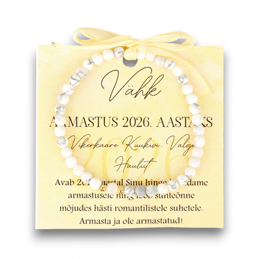 LA TENE käekett VÄHK "Armastus 2026. aastaks" – Vikerkaare Kuukivi ja ...